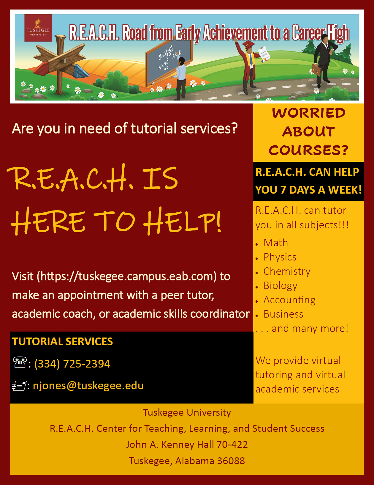 REACH Academic Tutorial Services | Tuskegee University